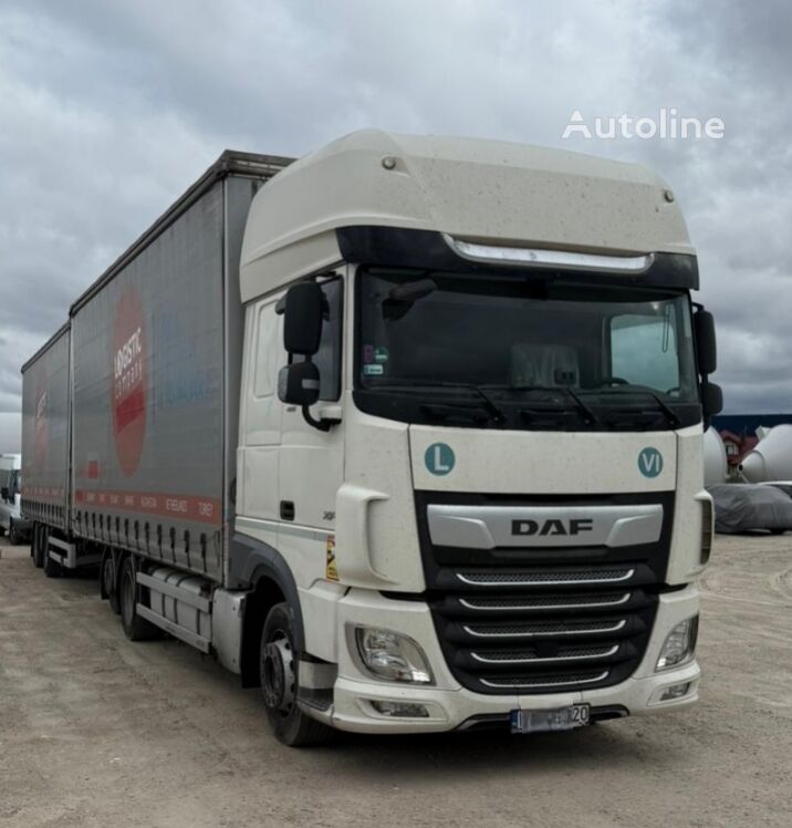 DAF 460 kamion s ceradom + prikolica sa ceradom