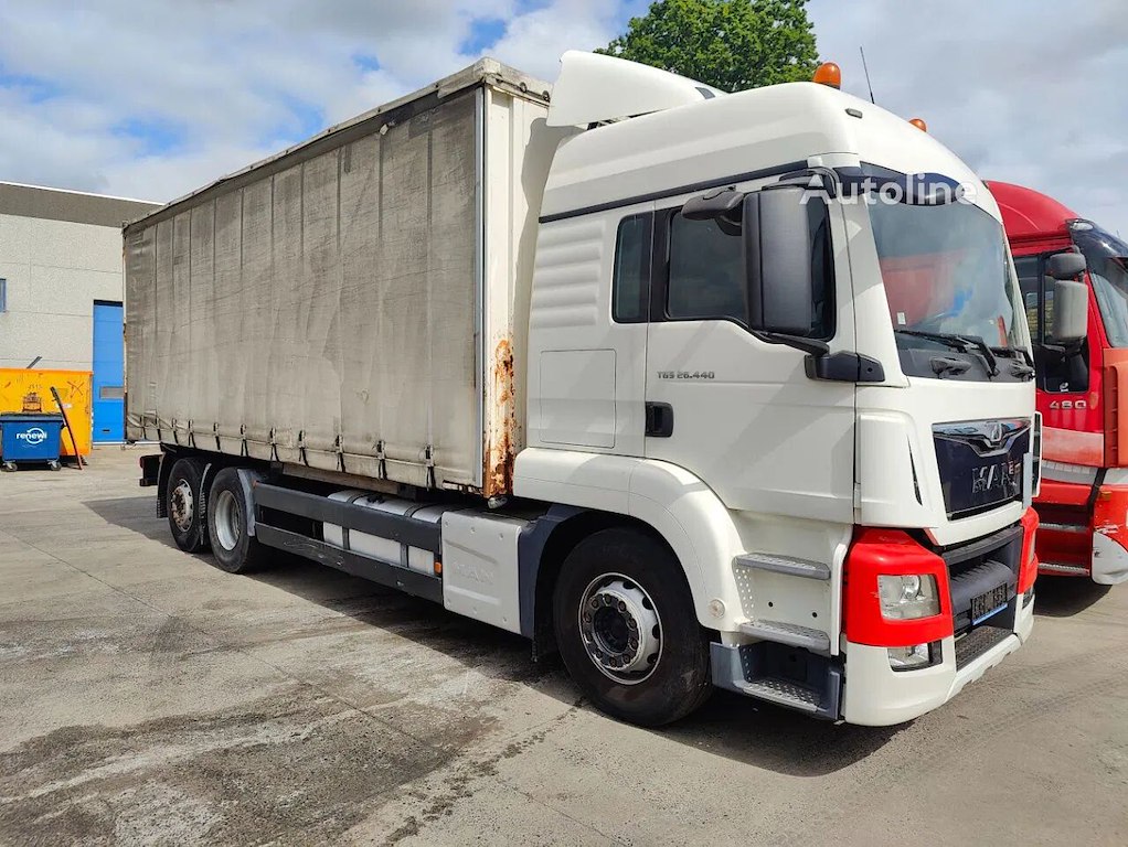 MAN TGS 26.440 6X2 BL kamion sa klizna zavesa cerada