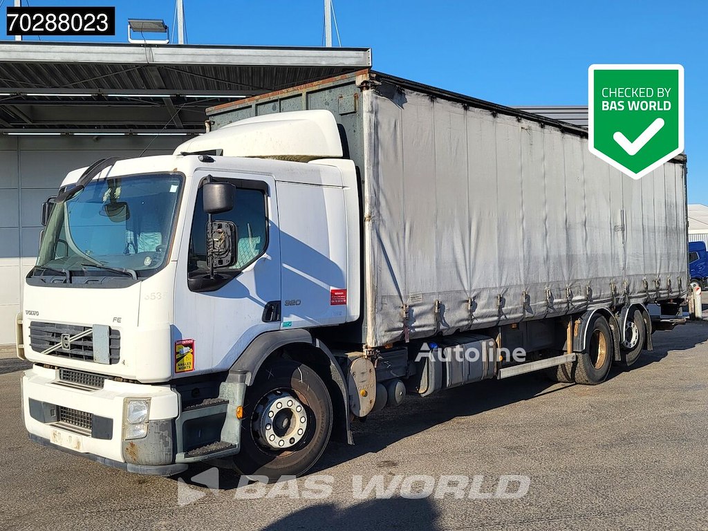 Volvo FE 320 FL 6X2 Lift axle Ladebordwand Manual Euro 4 kamion sa klizna zavesa cerada