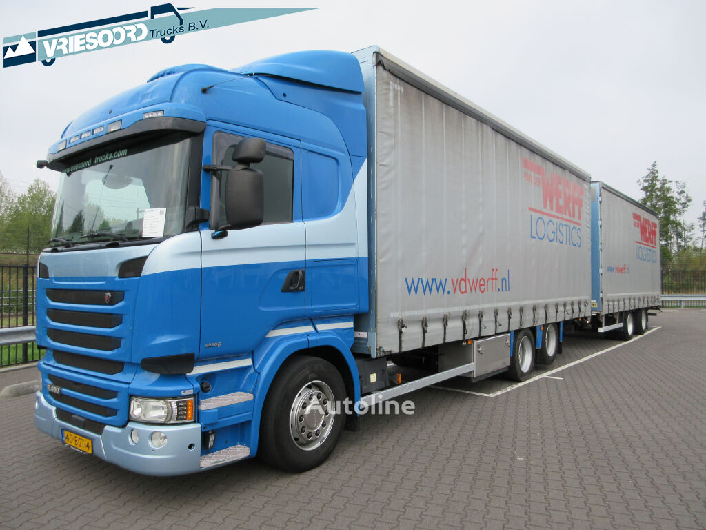 Scania R450 combi kamion sa klizna zavesa cerada