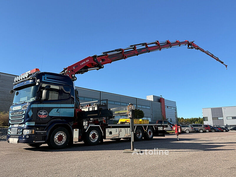 Prodaje se Scania R490 kamion platforme na aukciji