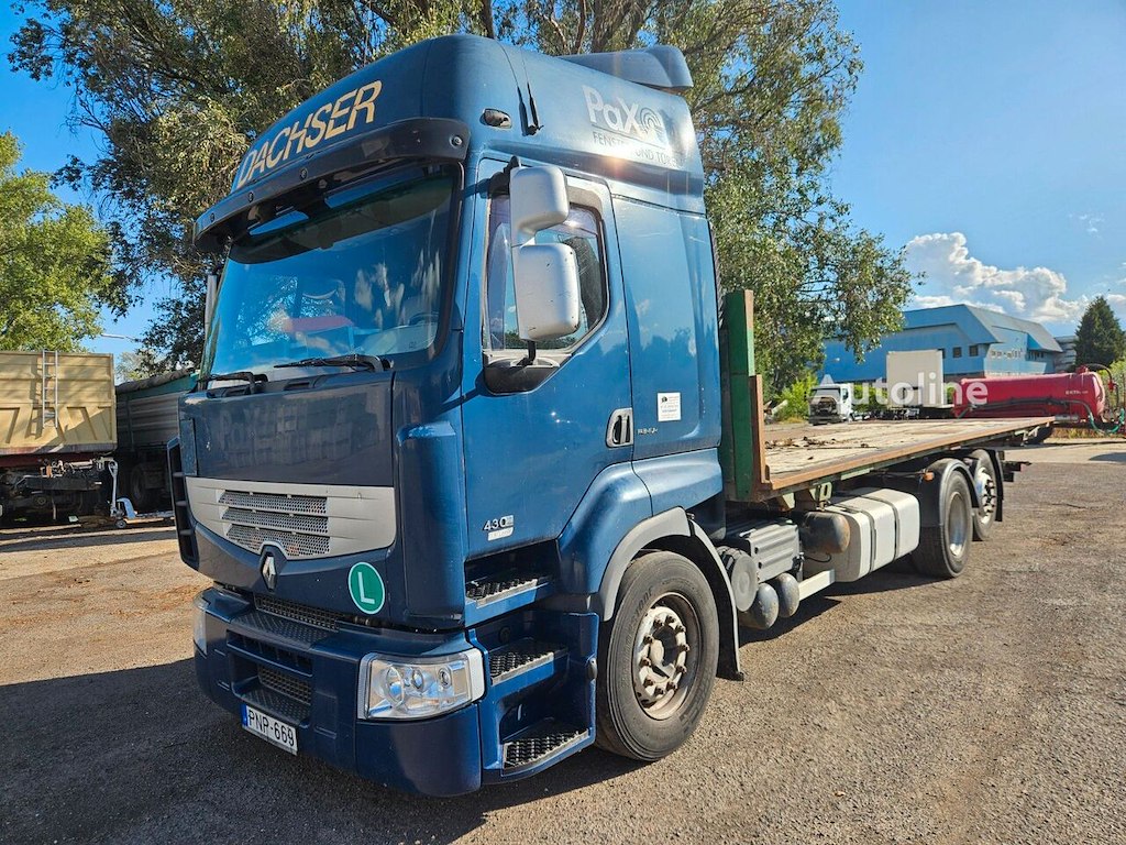Renault PREMIUM 430 DXI 6X2 EEV BDF kamion platforma