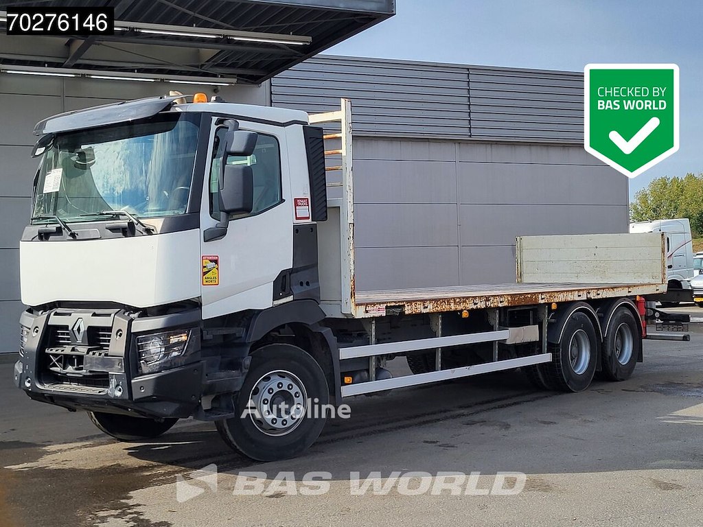 Renault C 380 6X4 7500mm platform Automatic Retarder Euro 6 kamion s ravnom platformom