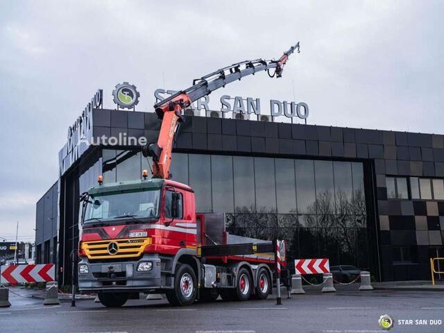 Mercedes-Benz ACTROS 2648 6x4 PALFINGER PK 29002 Fly Jib Winc kamion s ravnom platformom
