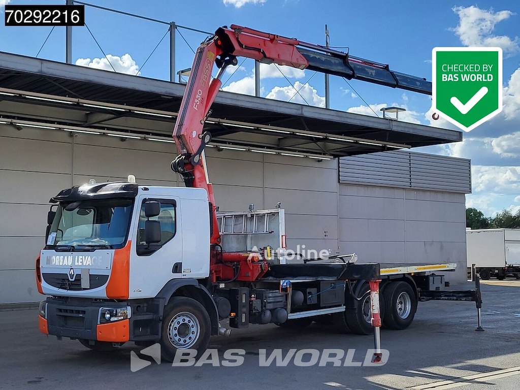 Renault Premium 370 6X2 Fassi F330B.23 Kran Crane Manual Big-Axle Lift-A kamion s ravnom platformom