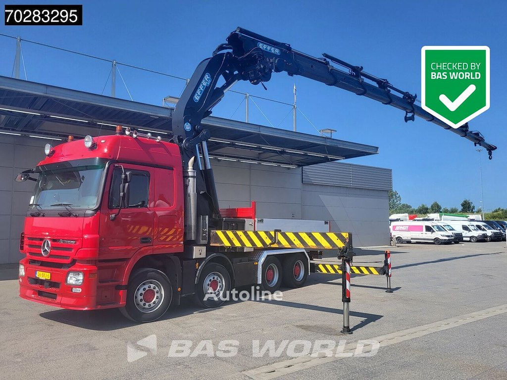Mercedes-Benz Actros 2648 850 8X4 Effer 850/9S Kran Fifth wheel Big-Axle Autom kamion s ravnom platformom