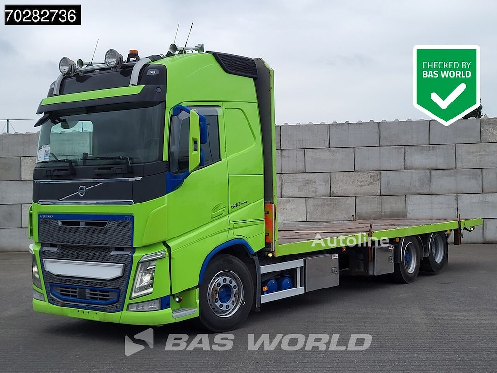 Volvo FH 540 FH 6X2 BigAxle Liftachse VEB+ Xenon Euro 6 kamion s ravnom platformom