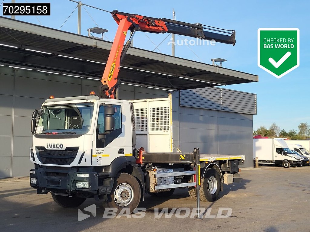 IVECO Stralis 310 4X2 Palfinger PK14002 EH Kran Crane Remote control B kamion s ravnom platformom