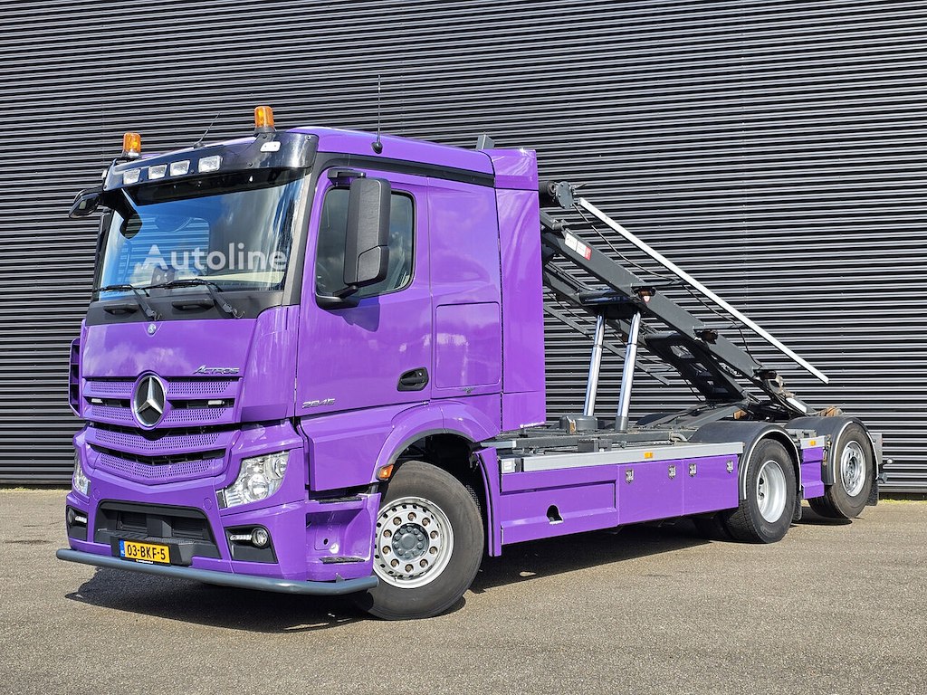 Mercedes-Benz AROCS 3345 / 6x2 / CONTAINER SYSTEM / CABLE kamion sa kukom za podizanje tereta