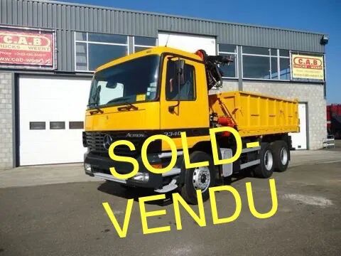 Mercedes-Benz Actros - 6x4 - Crane Palfinger PK14080 - SOLD / VENDU kiper