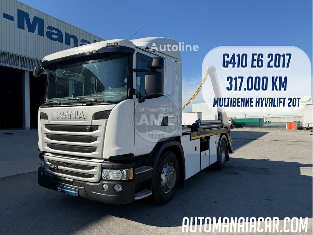 Scania G410 HYVALIFT 20T 317.000KM 03/2017 kamion rol kiper