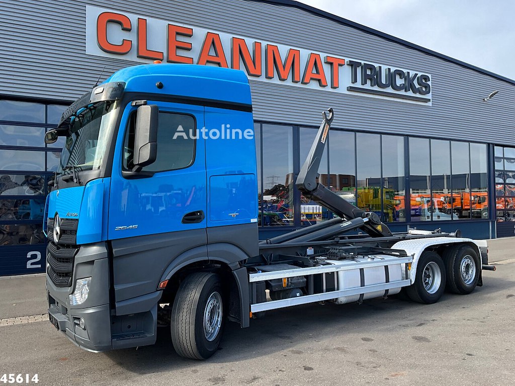 Mercedes-Benz Actros 2545 Euro 6 AJK 25 Tonmeter haakarmsysteem kamion rol kiper
