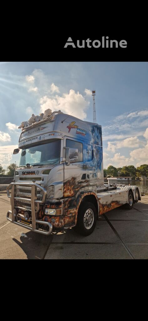 Scania SCANIA R580 V8 HAAKARMSYSTEEM kamion rol kiper