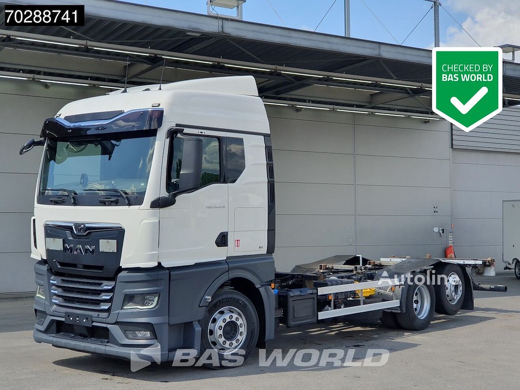 MAN TGX 26.470 6X2 BDF Retarder Liftachse LED Euro 6 vozilo za prevoz kontejnera