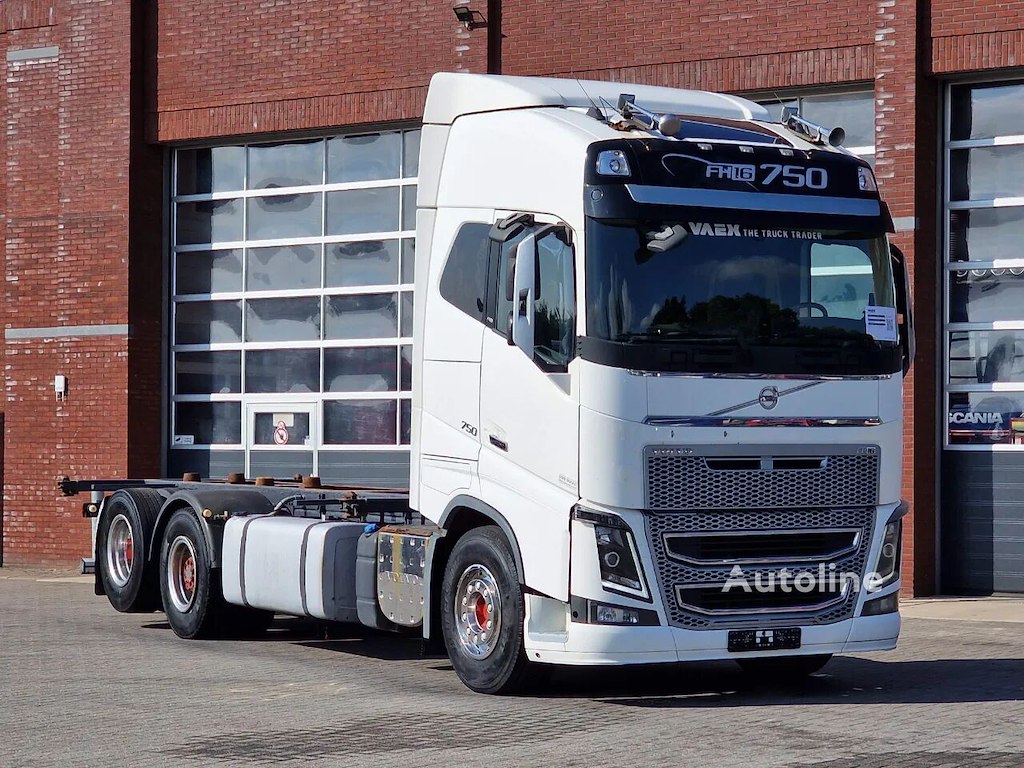 Volvo FH 16.750 Globetrotter 6x2 BDF - Retarder - HUB reduction - Euro vozilo za prevoz kontejnera