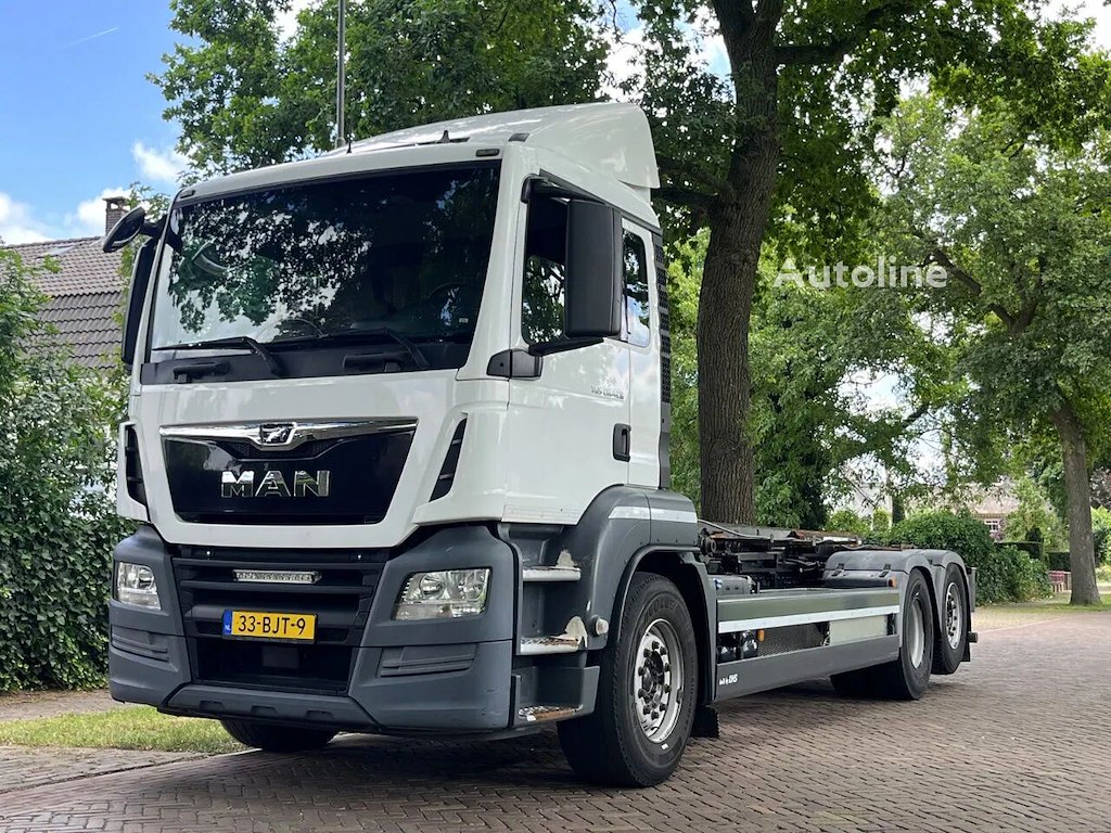 MAN TGS 26.420 CONTAINERSYSTEEM (kabels) MANUEL vozilo za prevoz kontejnera