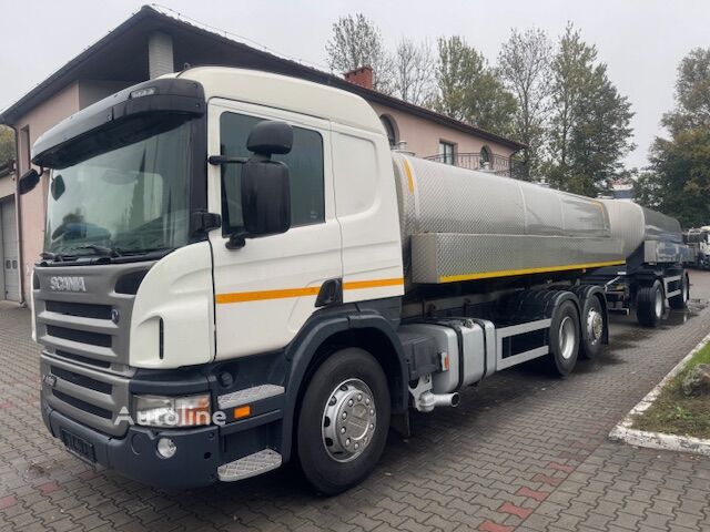 Scania R 420 autocisterna za mleko + prikolica autocisterna