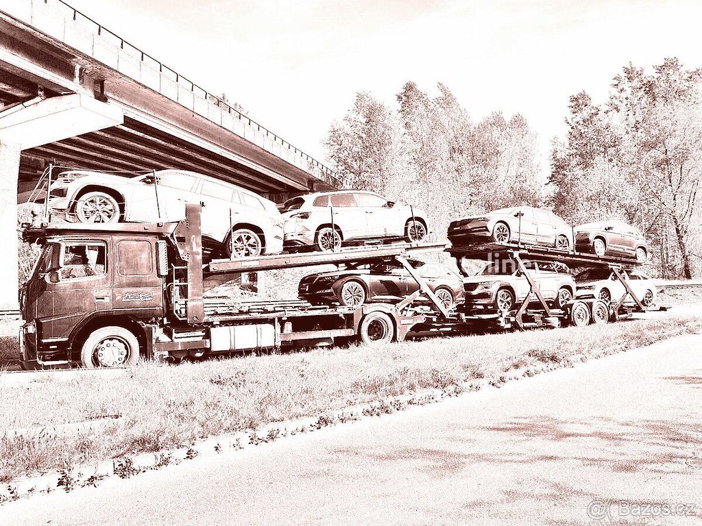 Volvo FM12 autotransporter + prikolica autotransportera