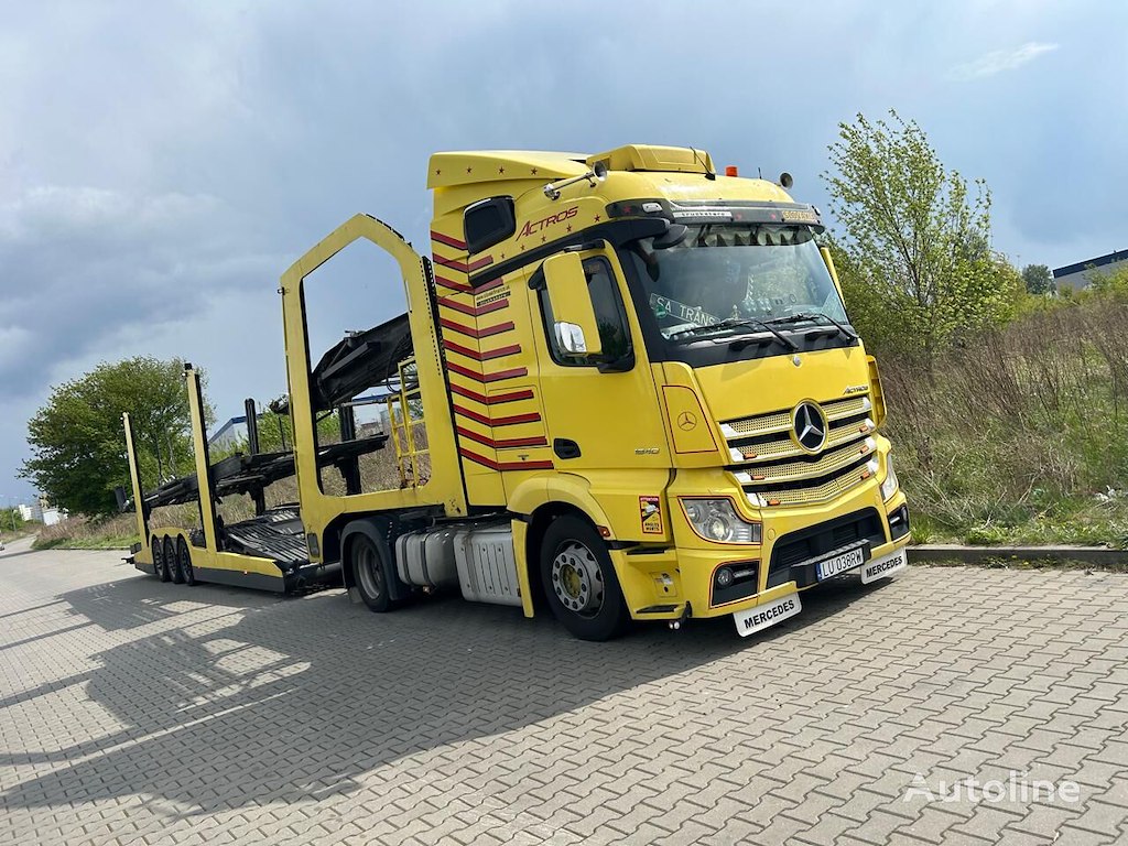 Mercedes-Benz Actros autotransporter + prikolica autotransportera