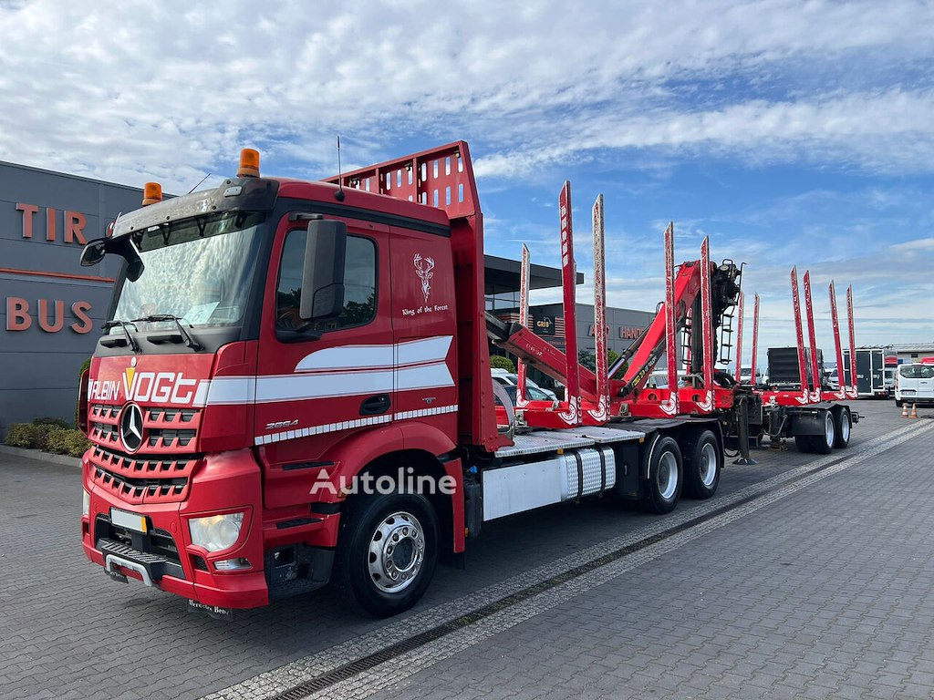 Mercedes-Benz AROCS 2645 EURO 6 6x4 TIMBER CARRIER HOLZTRANSPORT PALFINGER EPS kamion za prevoz drva