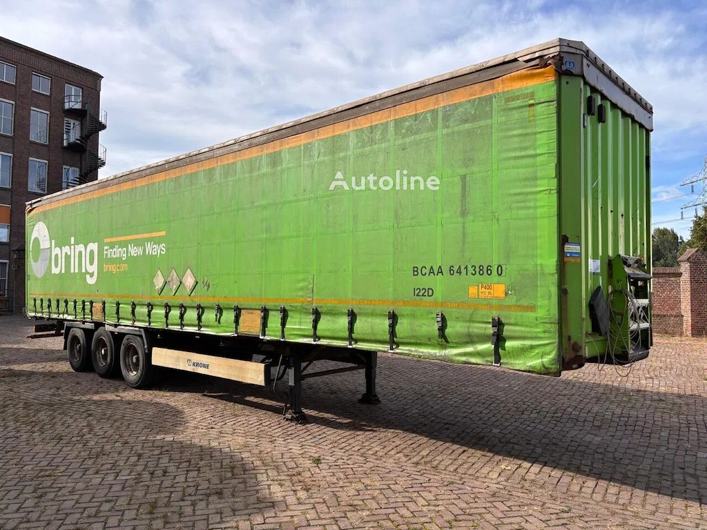 Krone SD,Tautliner,Edscha,achterdeuren,BPW assen,midden rongen poluprikolica sa kliznom ceradom