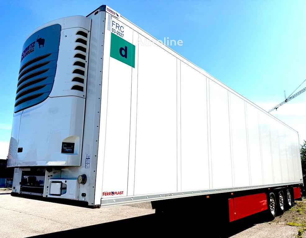 Schmitz Cargobull SKO 24/L - 13.4 FP COOL V7 SCB*S3B/Luft/Scheibe poluprikolica hladnjača