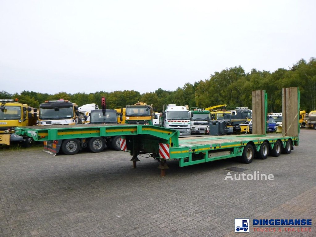 Faymonville 4-axle semi-lowbed trailer 65 t + ramps ext. poluprikolica sa niskom platformom