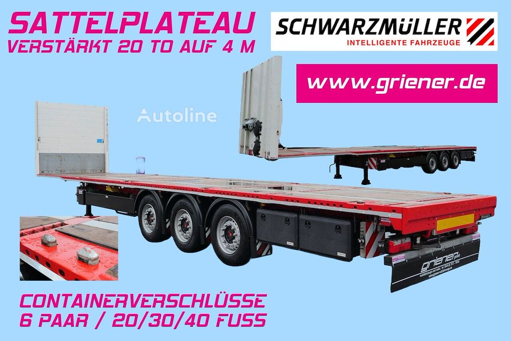 Schwarzmüller RH 80 poluprikolica za prevoz kontejnera