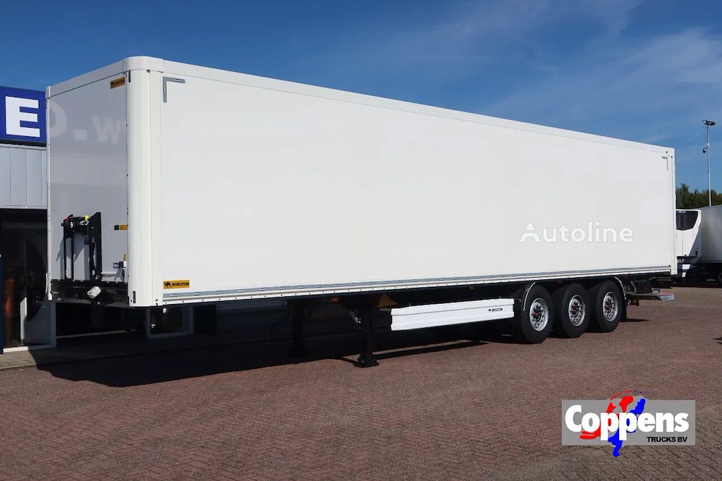 Wielton 3 Asser. Gesloten met Dhollandia klep 2500 kg Lift as furgon poluprikolica
