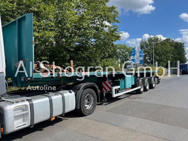 ES-GE Schräglader/Hatz-Motor/gelenkt/3 x Achsen PBW poluprikolica platforma