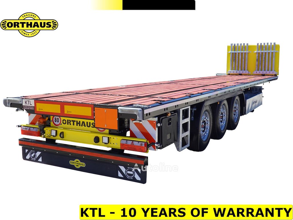 Nova Orthaus PLATO HD - Platform 13,60 m | OMEGA floor | KTL - Ready to go !! poluprikolica platforma