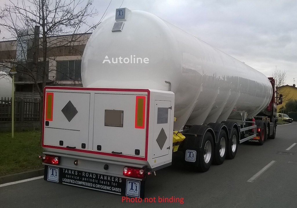 Nova TiAPM Technoimpianti Italy for LNG poluprikolica cisterna za gas