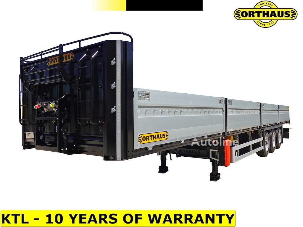 Nova Orthaus Plato 800 - Alum sideboard | SAF axles | KTL | Ready !!! poluprikolica sa ravnom platformom