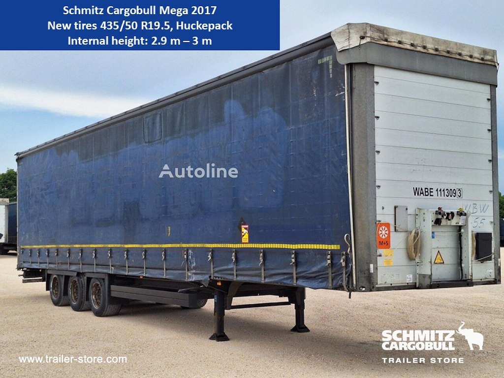 Schmitz Cargobull TolÃ³ponyva Mega poluprikolica s ceradom