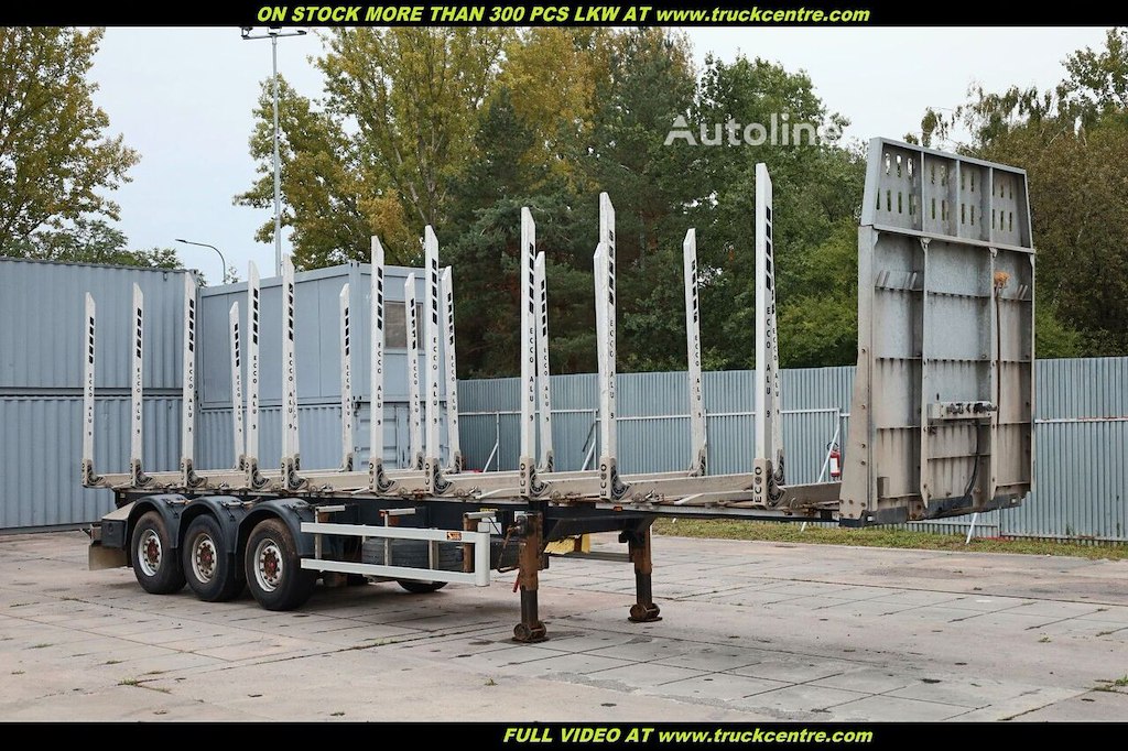 Svan NCH 303, 42 TONS, TWO LIFTING AXLES, SAF poluprikolica za prevoz drva