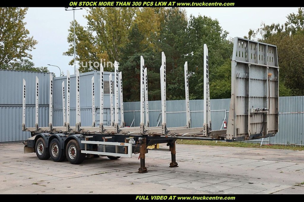 Doll 42 TONS, TWO LIFTING AXLES, AXLES SAF poluprikolica za prevoz drva