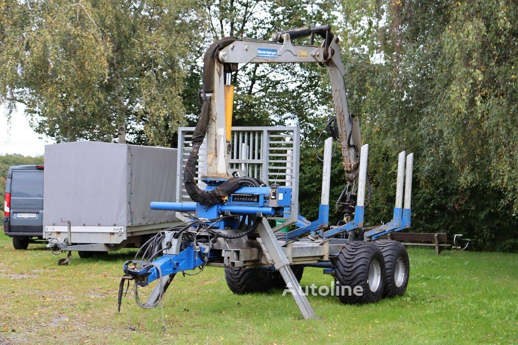 Prodaje se Binderberger Rückewagen RW14 prikolicu sa ravnom platformom na aukciji