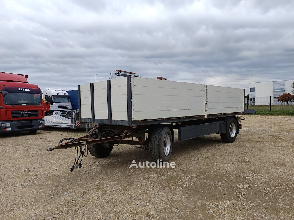 Krone AZ, Baustoff, 6,55 m, Bordwande, BPW Eco Plus, Duomatic prikolica platforma