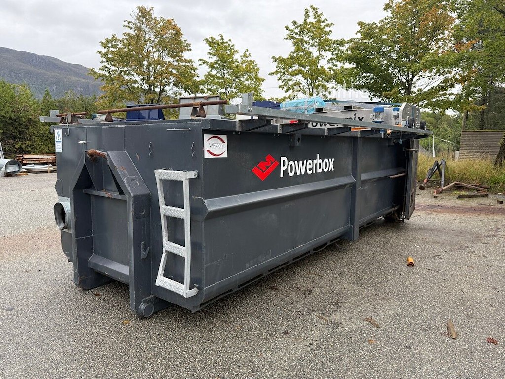 Prodaje se LM-Løkkes Maskinfabrik Powerbox PowerMix multilift kontejner na aukciji