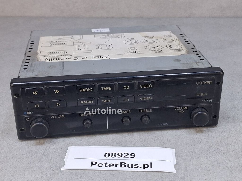 Wzmacniacz autobusowy Blaupunkt BCA 05 za autobusa