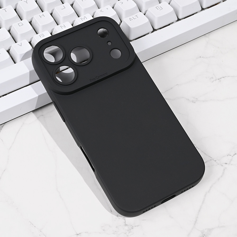 Futrola Silikon Pro Camera za iPhone 17 Pro 6.3 crna