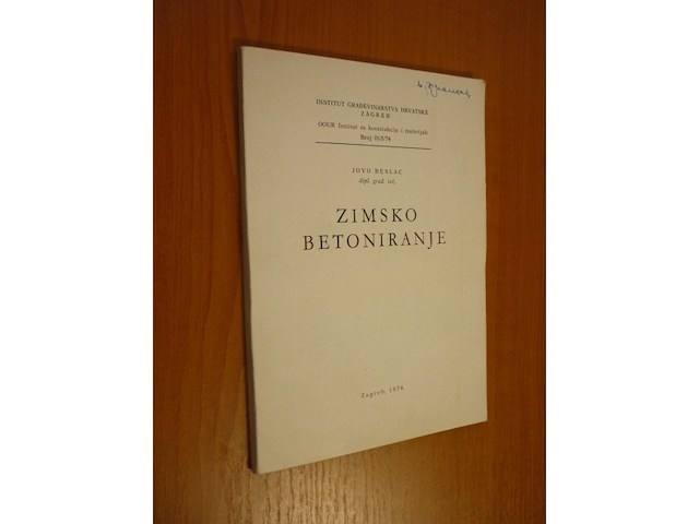Jovo Beslać ZIMSKO BETONIRANJE