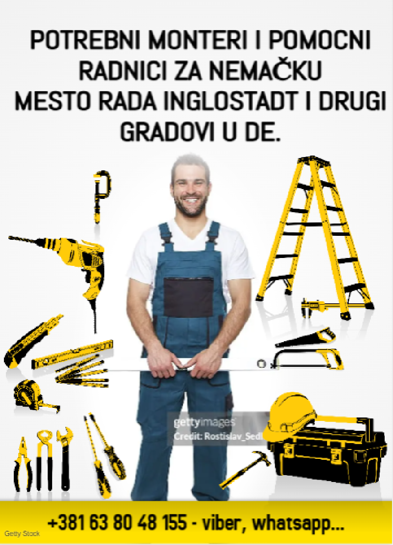 Traže se monteri i pomoćni radnici za Nemačku
This site asks for consent to use your data
Manage your data
Confirm our vendors