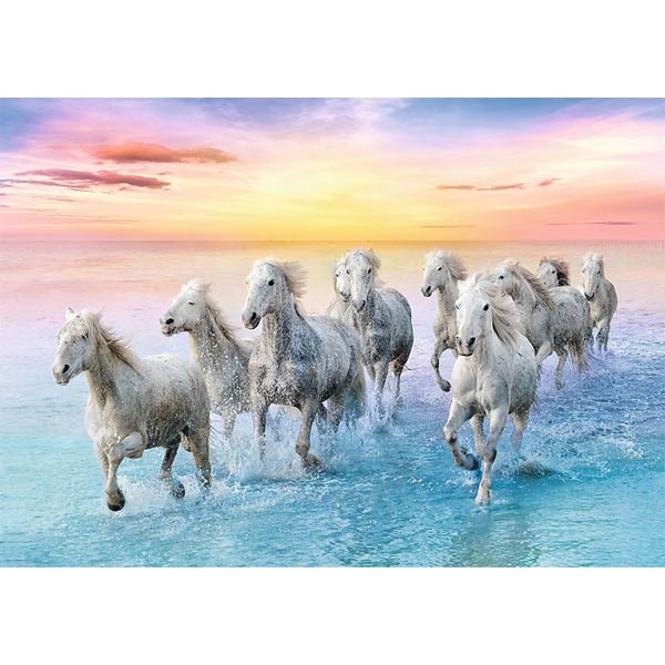 Trefl Puzzla 500 pcs Galloping white horses 37289