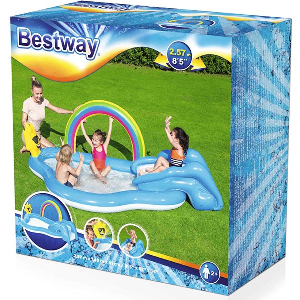 Bestway Bebi bazen za igru Duga 170l 257x145x91cm 14/53092