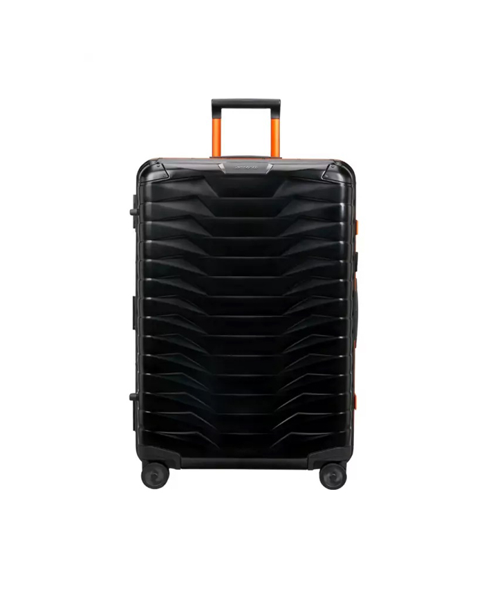 KOFER PROXIS ALU-SPINNER L 76/28 GRAPHITE/APRICOT TROLLEY Samsonite
