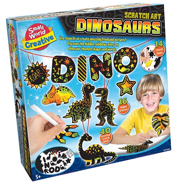 Kreativni set ogrebi sliku dinosaurusa 1037264