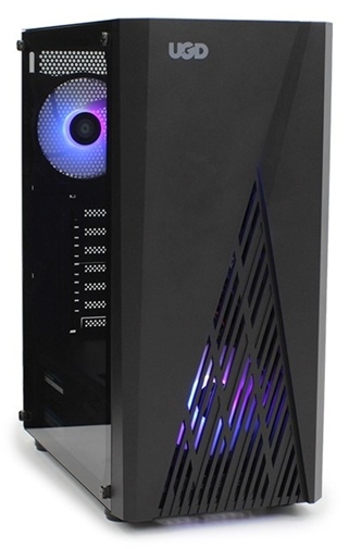 Kuciste Magnum 351, ATX, providna stranica, ugradjeno 2xRGB kulera, Crno
