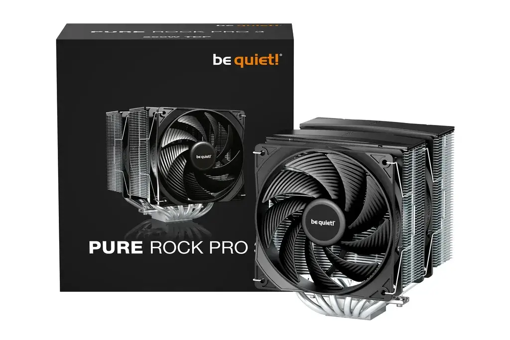 Be quiet Hladnjk za procesor Pure Rock PRO 3 BK041 (AM4,AM5,1200,1700)/TDP, 250W