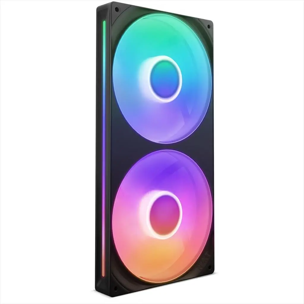 NZXT hladnjak 280 mm F280 јednostruki okvir RGB јezgro crno PWM, 2.000 obrtaјa u minuti, RF-U28Hf-B1
